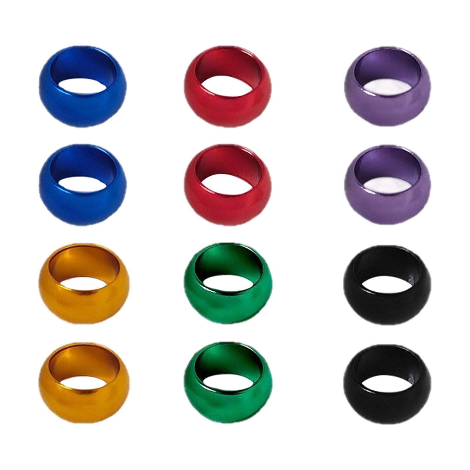 12 Pieces Pigeon Leg Rings Aluminum Dove Leg Bands Bright Colors for ...