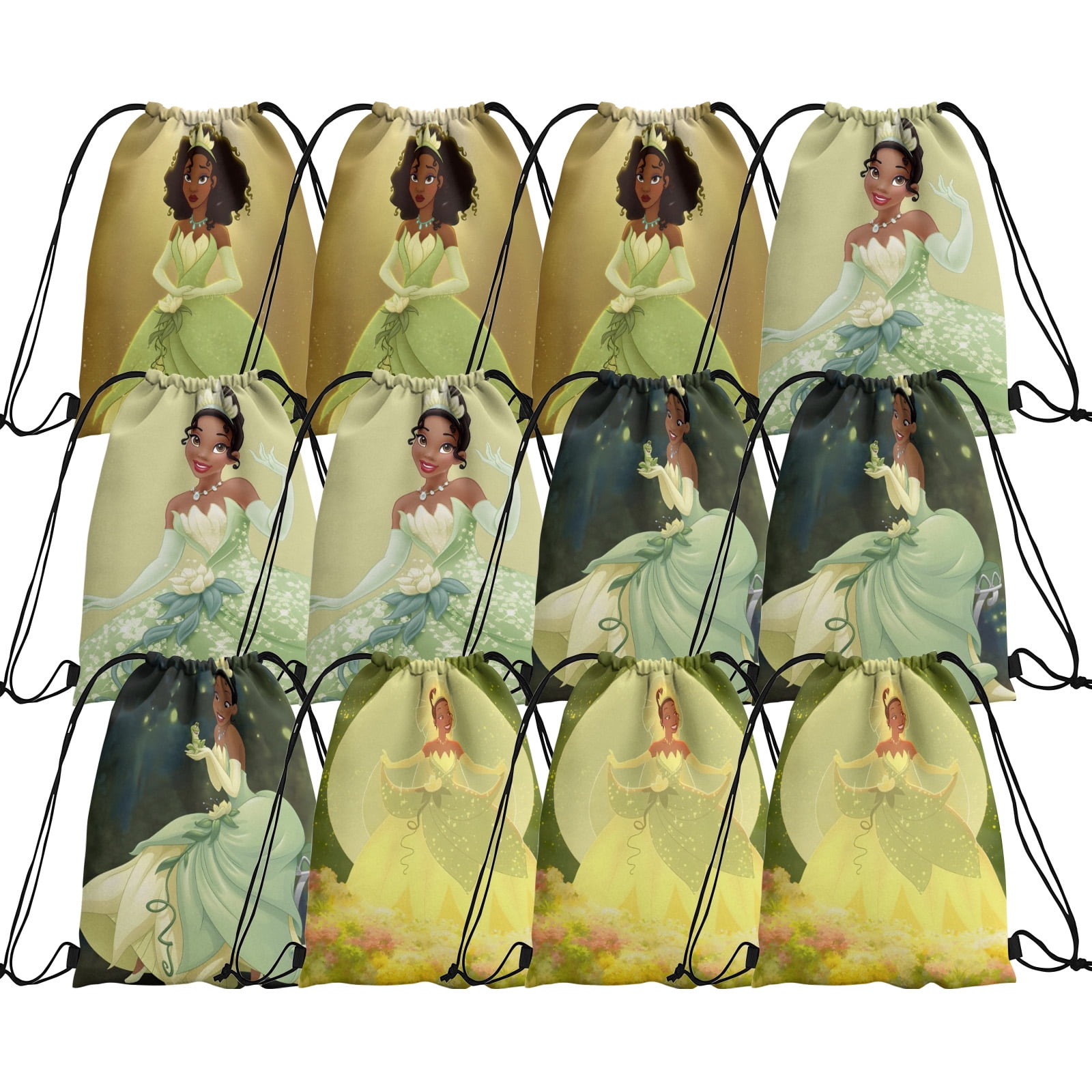12 Pieces Princess Tina Candy Drawstring Bag, Drawstring Goodie Favor ...