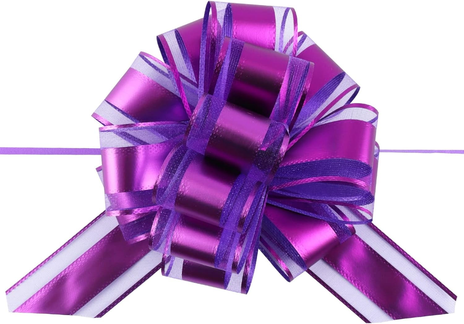 12 Pieces Pull Bow Wrapping Pull Bow Ribbon Pull Bows for Wedding ...