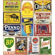 Metal Vintage Texaco Gas Station Gasoline Pump Tin Sign Garage/Shop ...