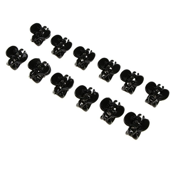12 Pieces Resin Mini Hair Claws Grips Clip Clamps Pins Styling Tools ...