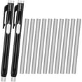 12 Pieces Retractable Mechanical Eraser Pen Bulks Stick Refill for ...