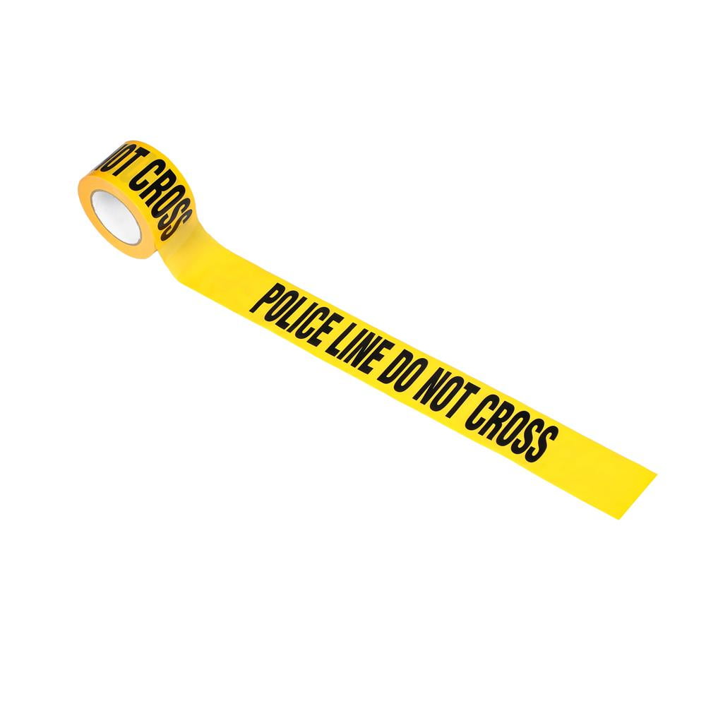 Pyle Caution Tape Yellow, "Police Line Do Not Cross” 200 Meter Roll of ...