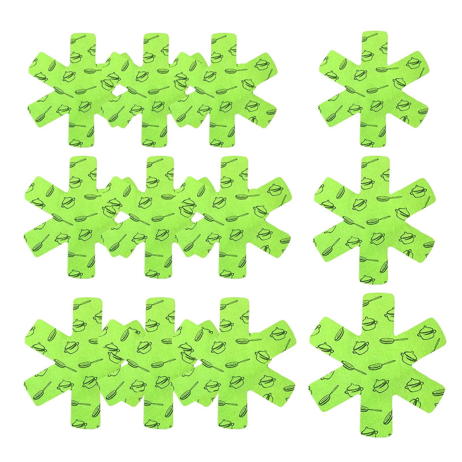 12 Pieces Scratch Pad Pot Pan Protectors Cookware Utensils Pans ...