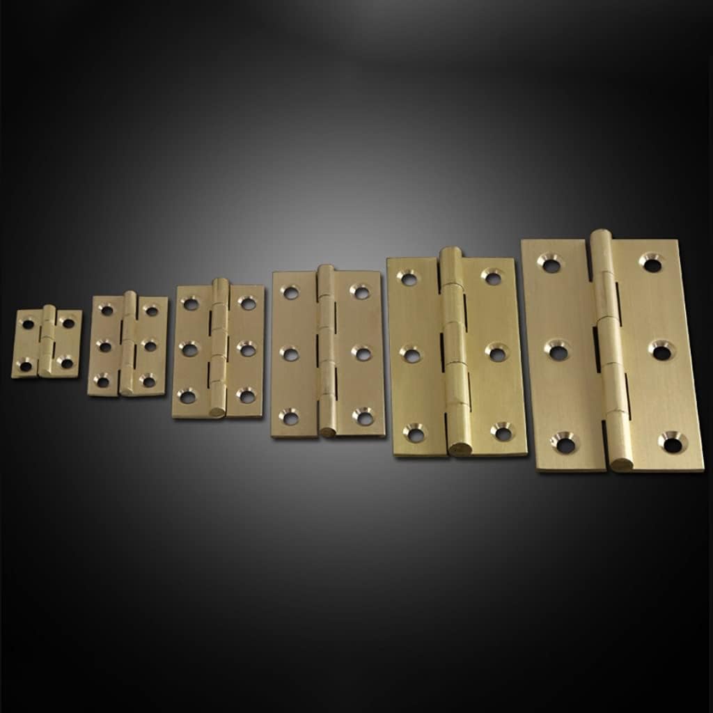 12 Pieces/Set of Copper Hinges, Multi-Size Design Household Hinges ...