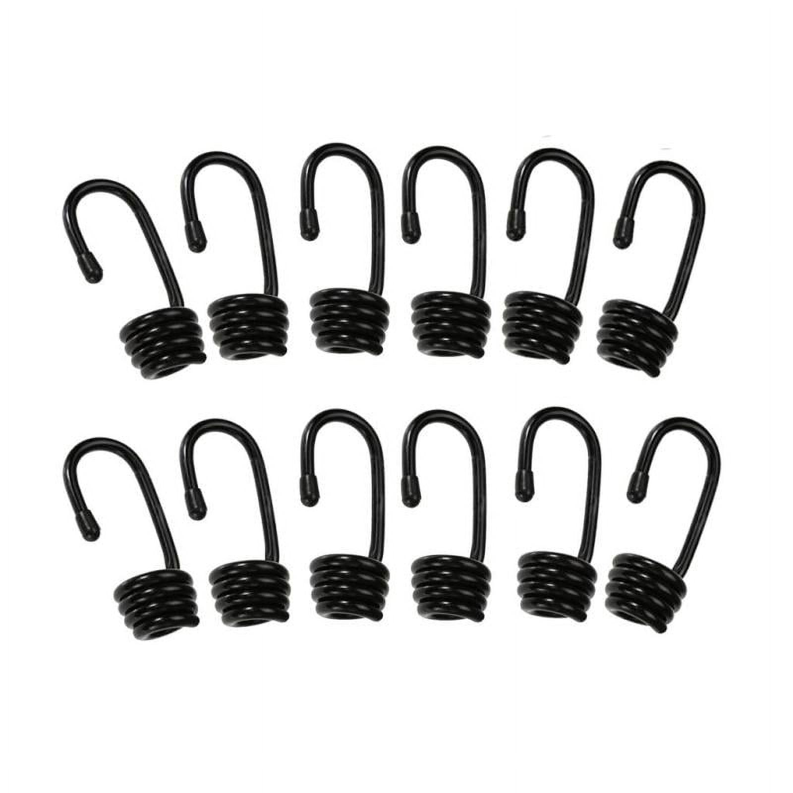 12 Pieces Strong Durable Steel Wire End Hooks for 6mm Marine Boat Shock ...