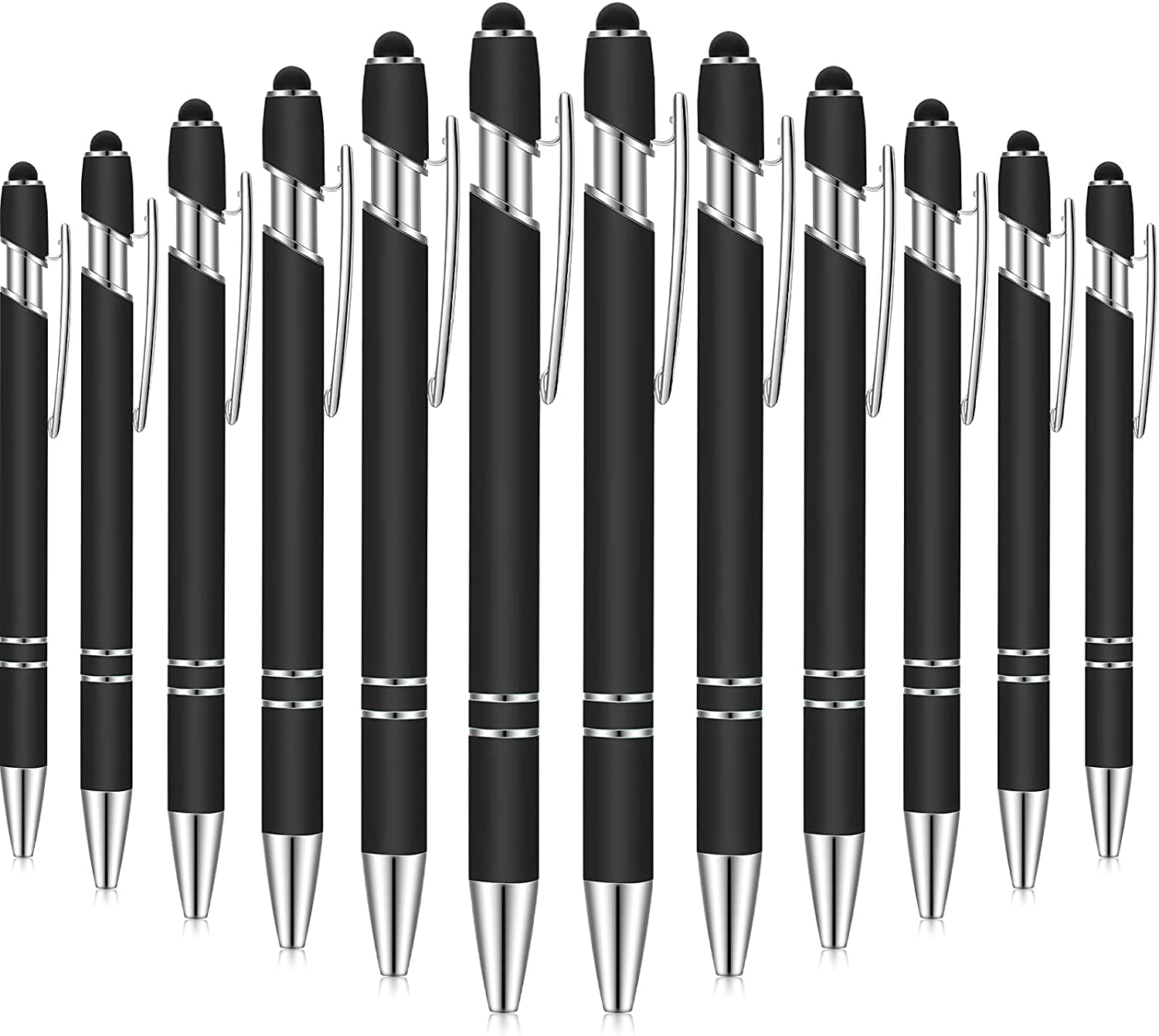 12 Pieces Stylus Pens, Capacitive Stylus Pen with Soft Rubberized Grip ...