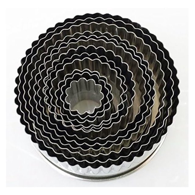 12 Pieces Tall Round Cutter Set (Fluted) - Walmart Business Supplies