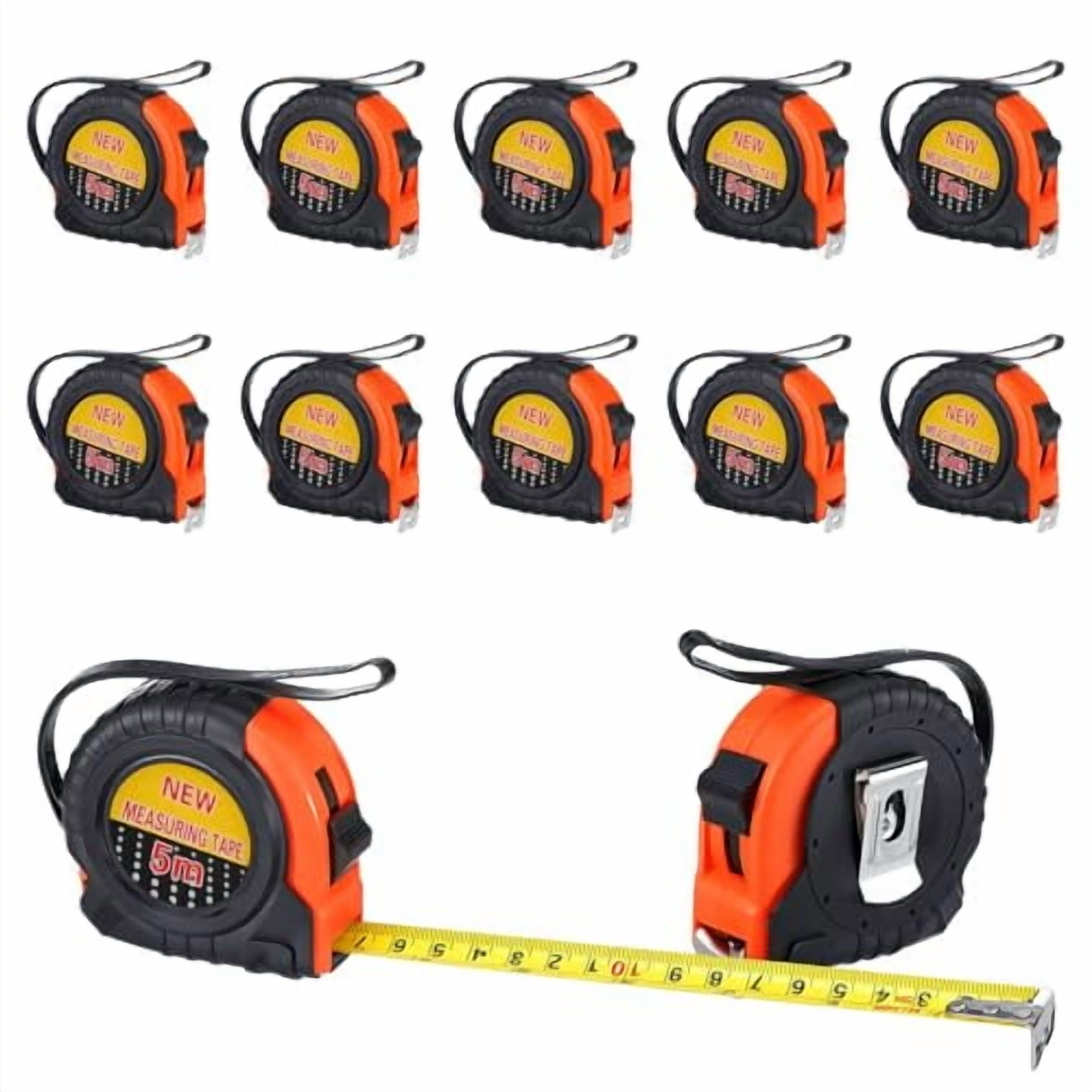 12 Pieces Tape Measure 16 ft Retractable Measuring Tape Measure Small ...