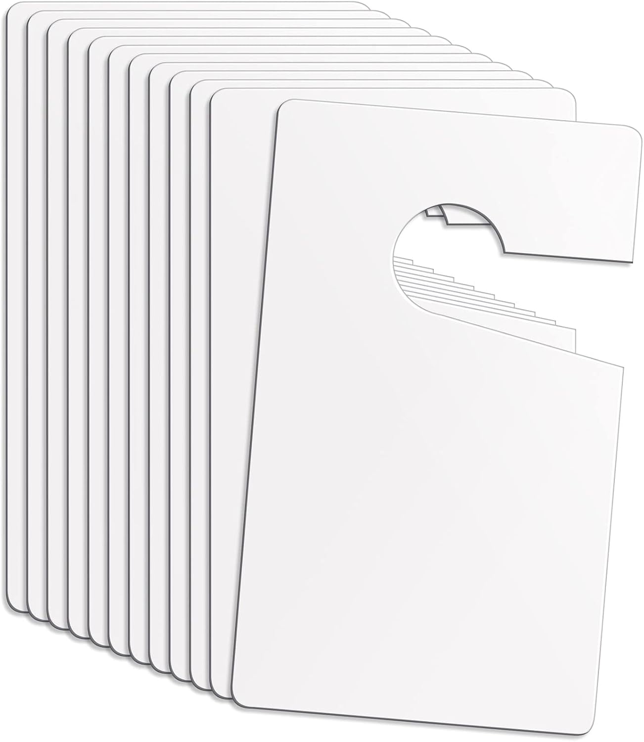 12 Pieces Thicker Parking Permit Hang Tag Blank DIY Passes 3 x 5 Inches ...