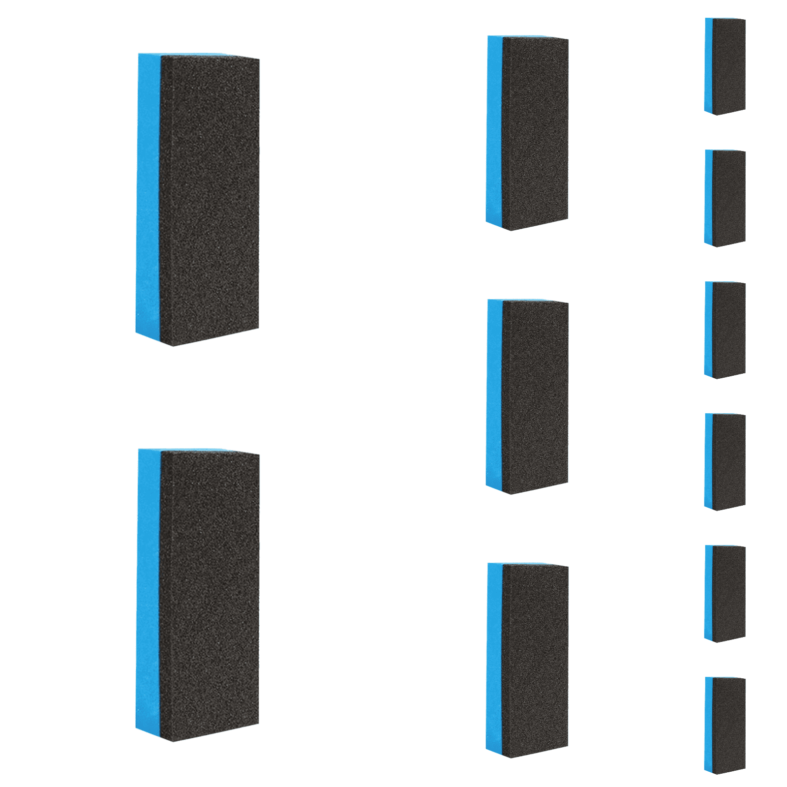 12 Pieces Tire Applicator Pads car Wax tire Dressing Shine Color ...