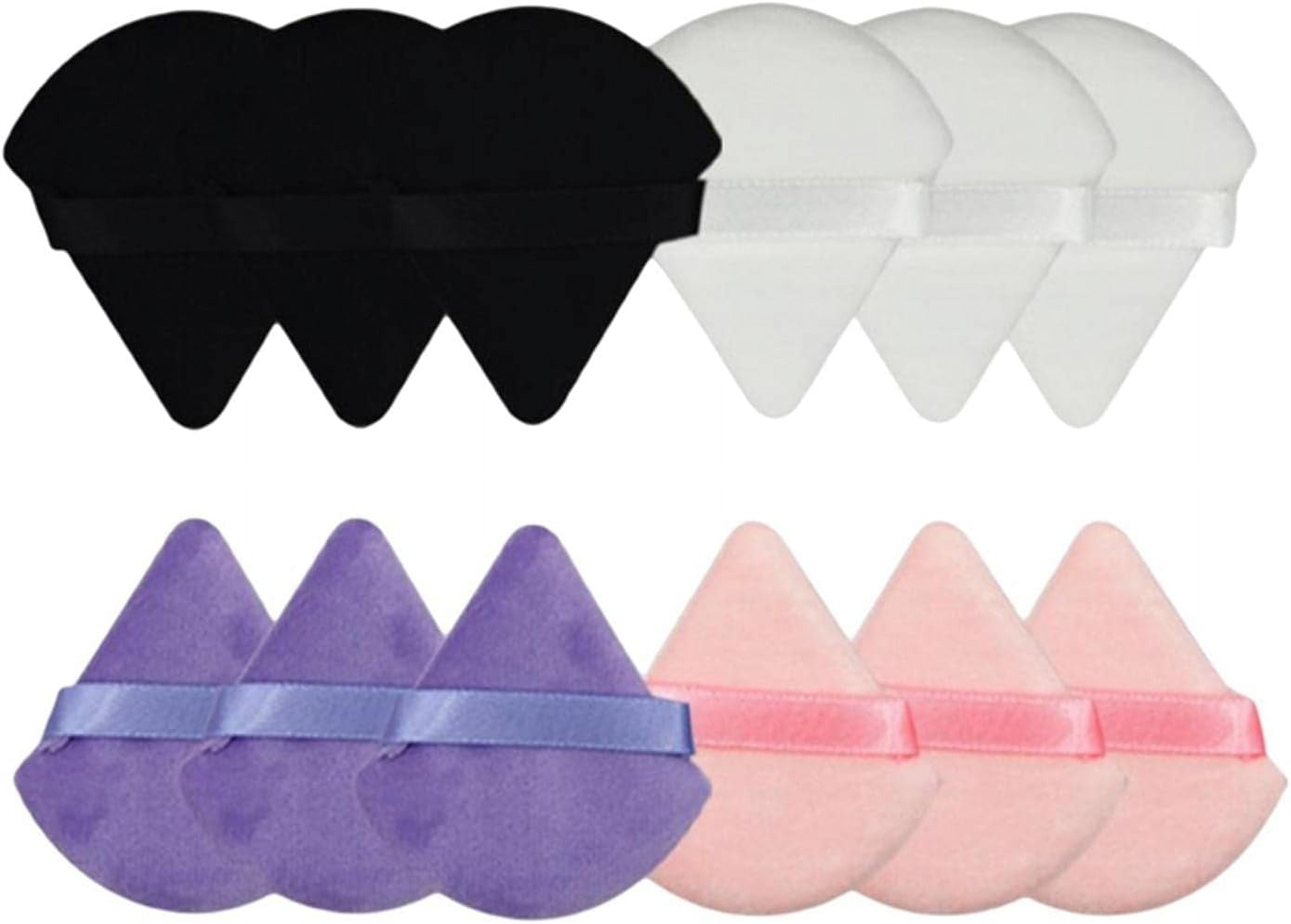12 Pieces Triangle Powder Wedge Shape for Loose Powder Under Eyes ...