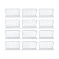 12 Pieces Under Bed Blocker Expandable Under Sofa Furniture Divider ...