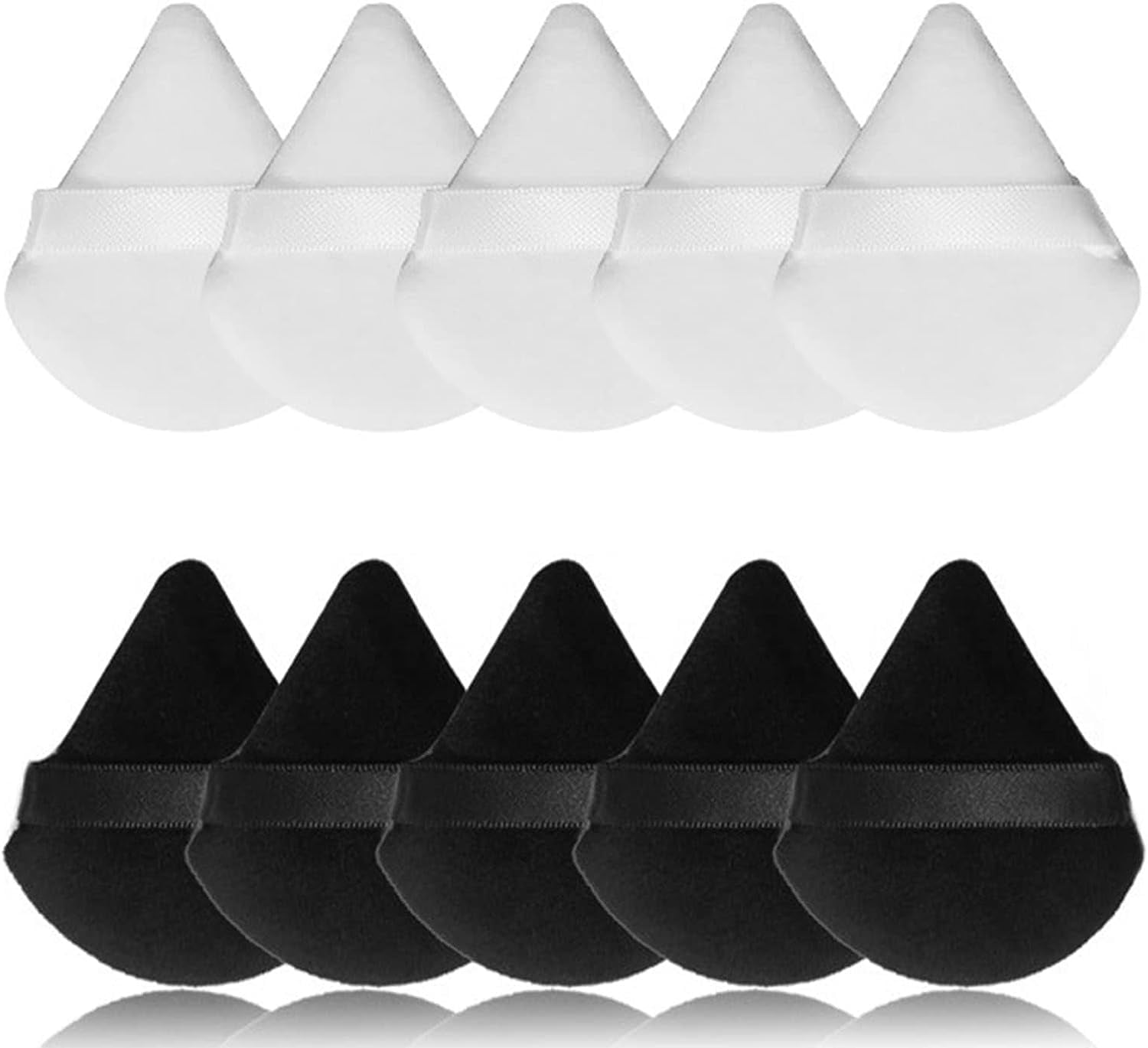 12 Pieces Velour Triangle Powder Puff, Make Up Powder Puffs for Face ...