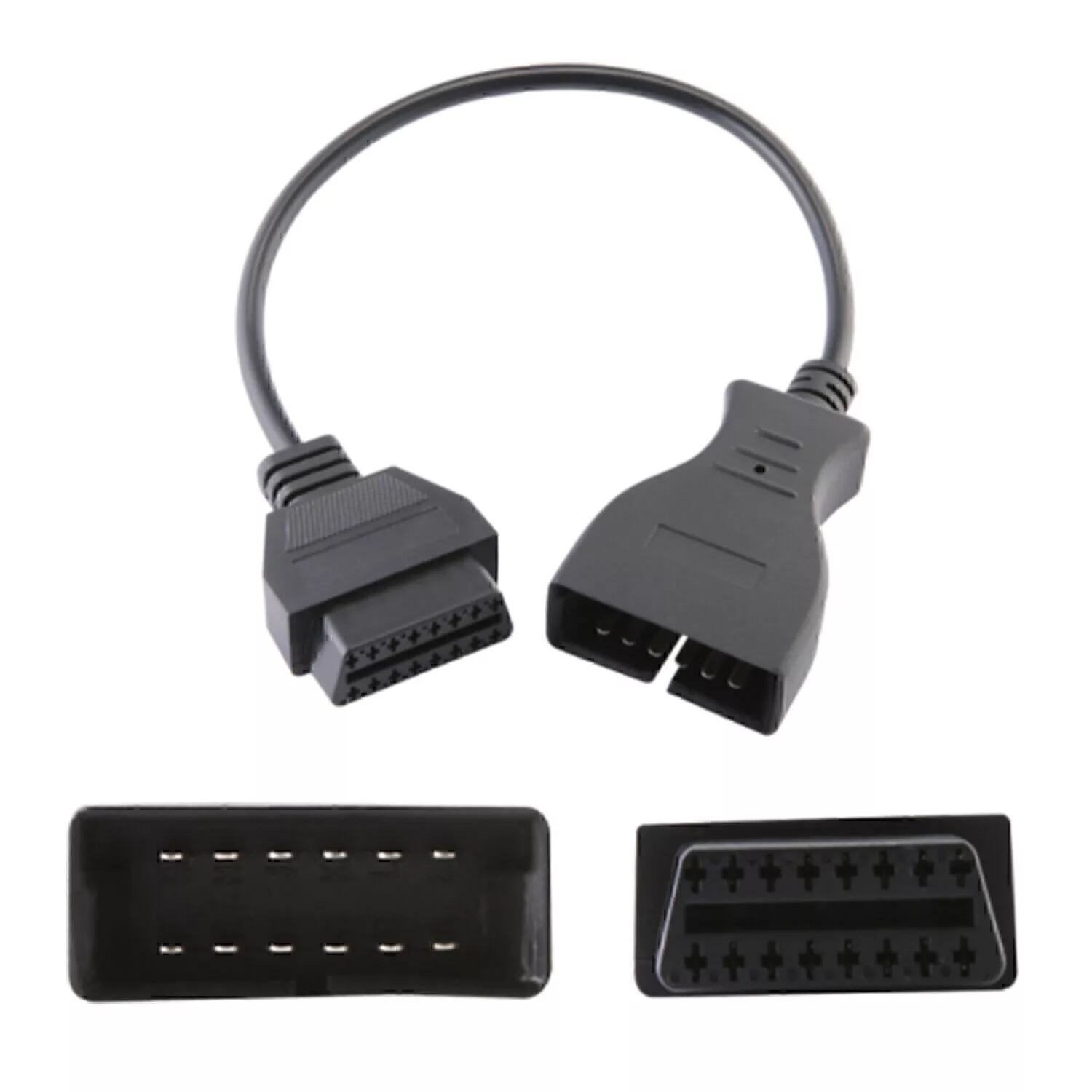 12 Pin OBD1 to 16 Pin OBD2 Convertor Adapter Cable Fits GM Diagnostic ...