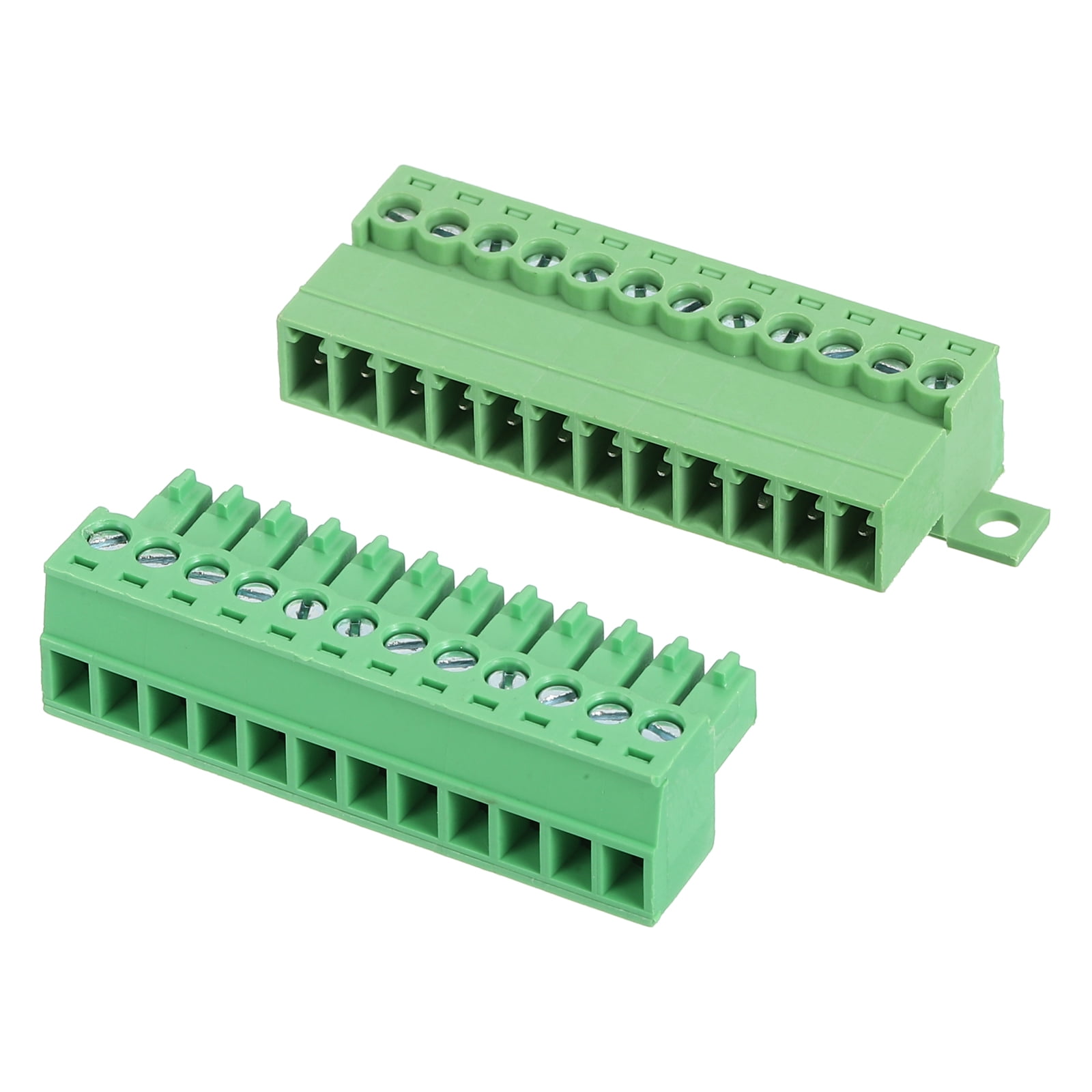 12 Pin Screw Terminal Block Connector, 3.5mm PCB Mount Screw Terminal ...