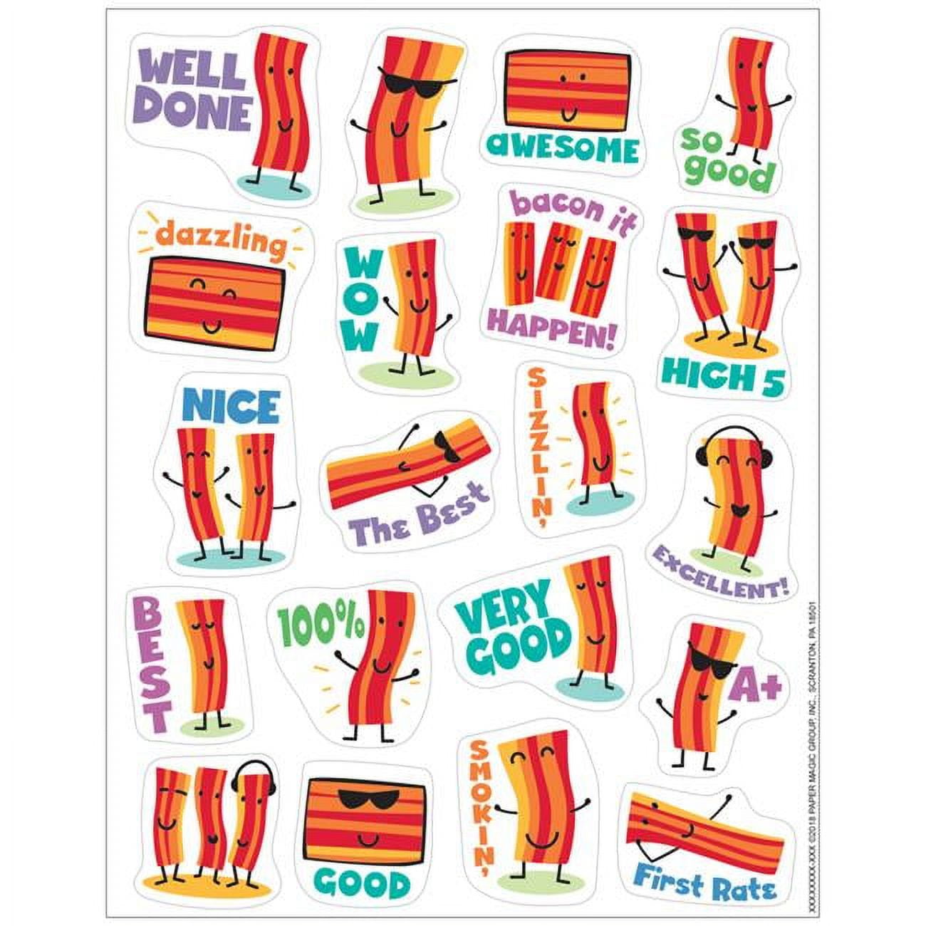 (12 Pk) Bacon Stickers Scented - Walmart.com