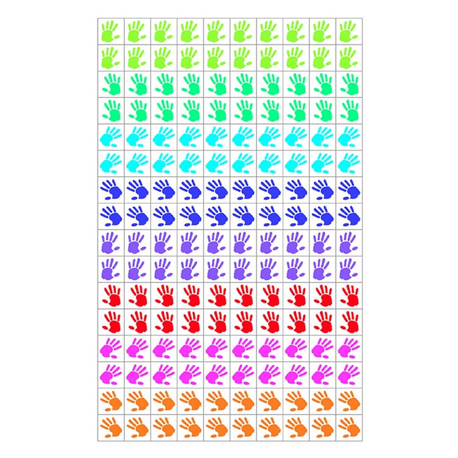 (12 Pk) Chart Stickers Handprints - Walmart.com