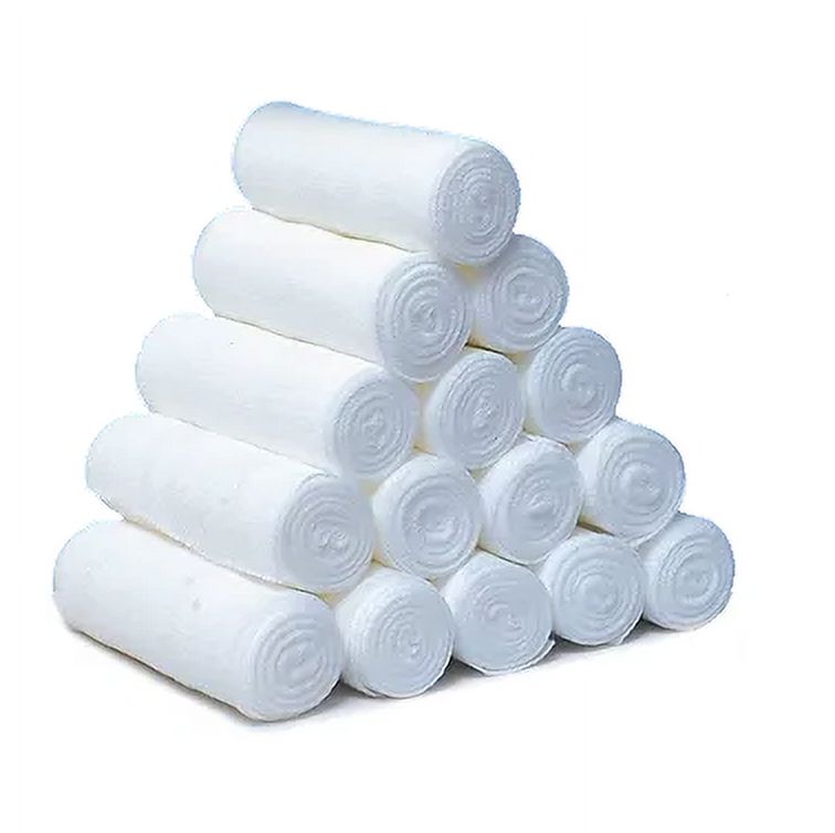 12/Pk of Gauze Rolls 4 inch x 4.1 yards Non-Sterile Lint and Latex-Free ...