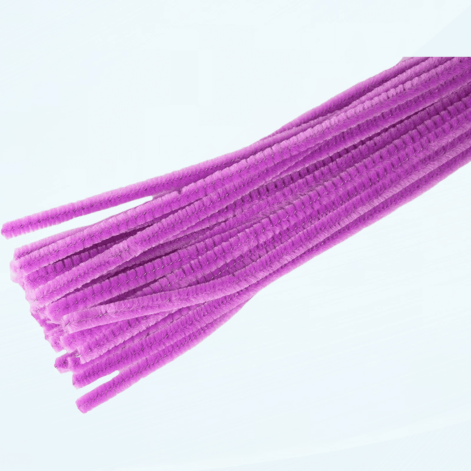 12" Plain Dark Lavender Chenille (Pipe Cleaner) 6MM Stems Choose ...