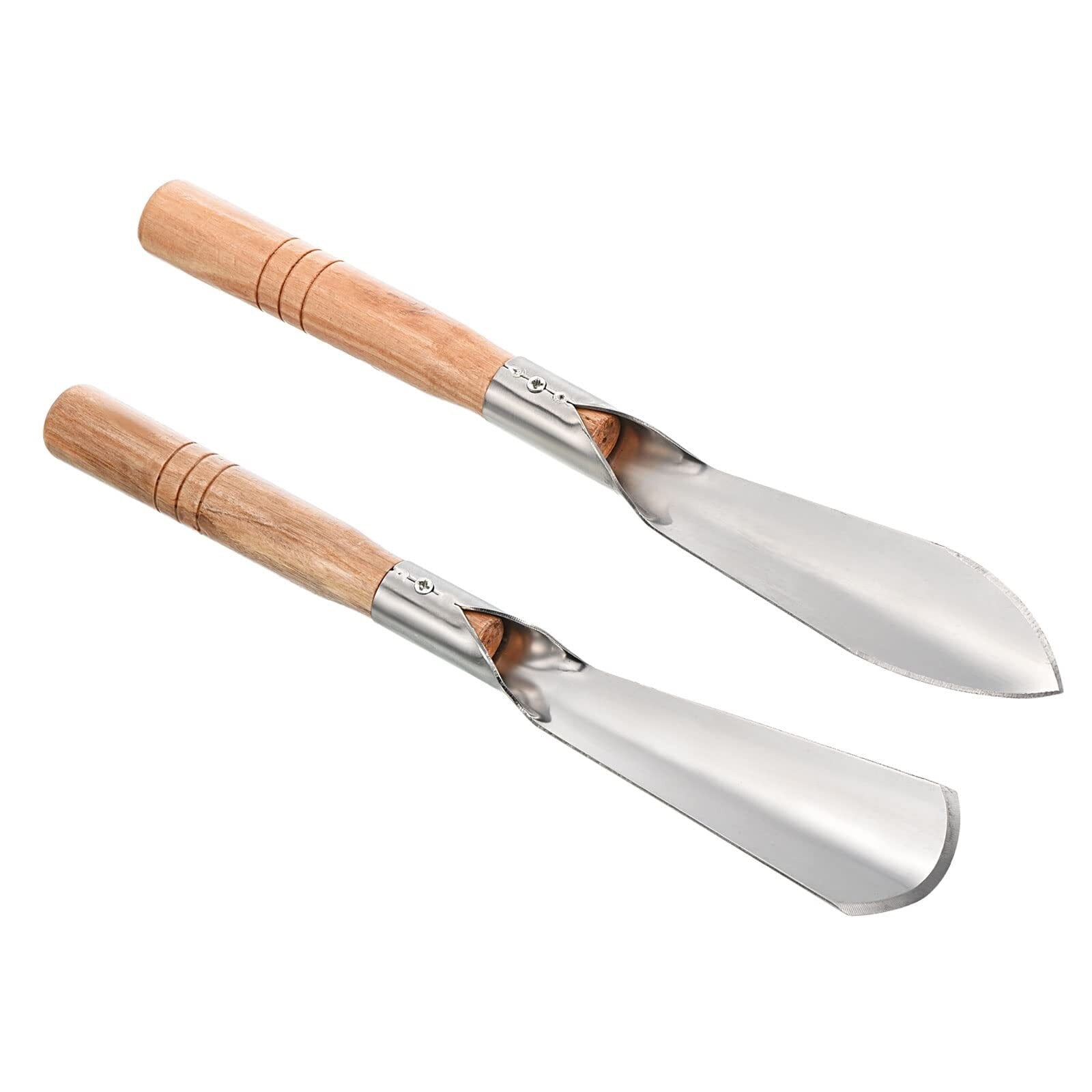 12" Planting Garden Trowel, 2 Pack Stainless Steel Root Trowel Hand ...