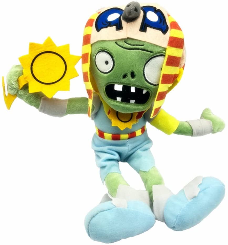 12 Plants Vs Zombies Plush Ra Zombie Toys Pvz Soft Stuffed Plushies Doll Sun Zombie Toy