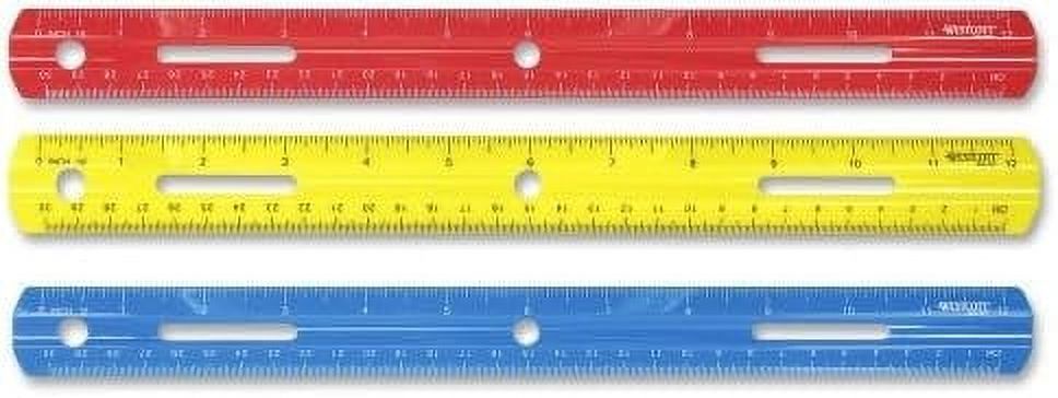 12 Plastic Ruler - Walmart.com
