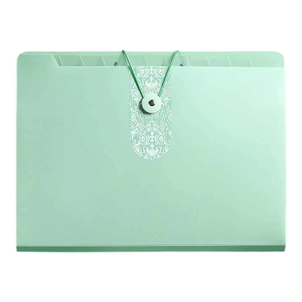 12 Pockets Expanding File Folder Letter Size File Organiser Sorting ...