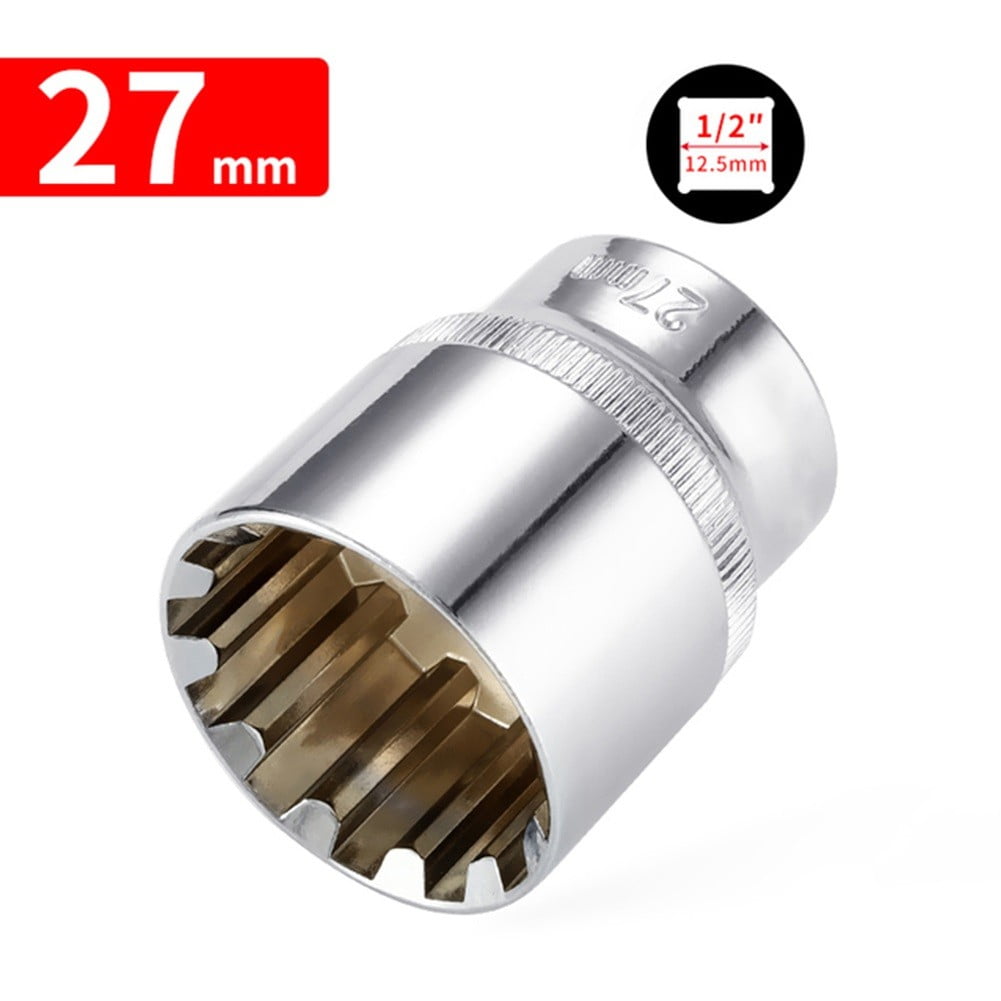 12 Point Mirror Short Socket Head 1/2inch Drive Torx Bit Ratchet Wrench ...