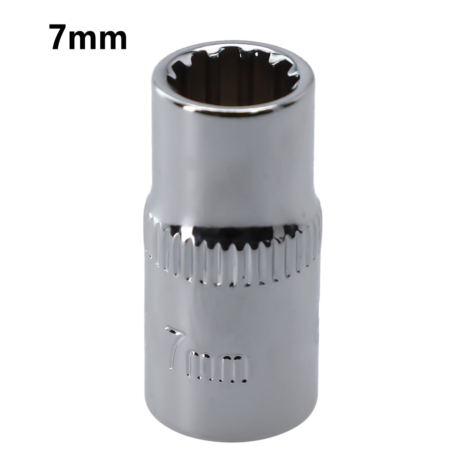 12 Point Mirror Short Socket Head 1/4 Drive Torx Bit Ratchet Wrench ...