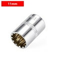 12 Point Mirror Short Socket Head 1/4 Drive Torx Bit Ratchet Wrench ...