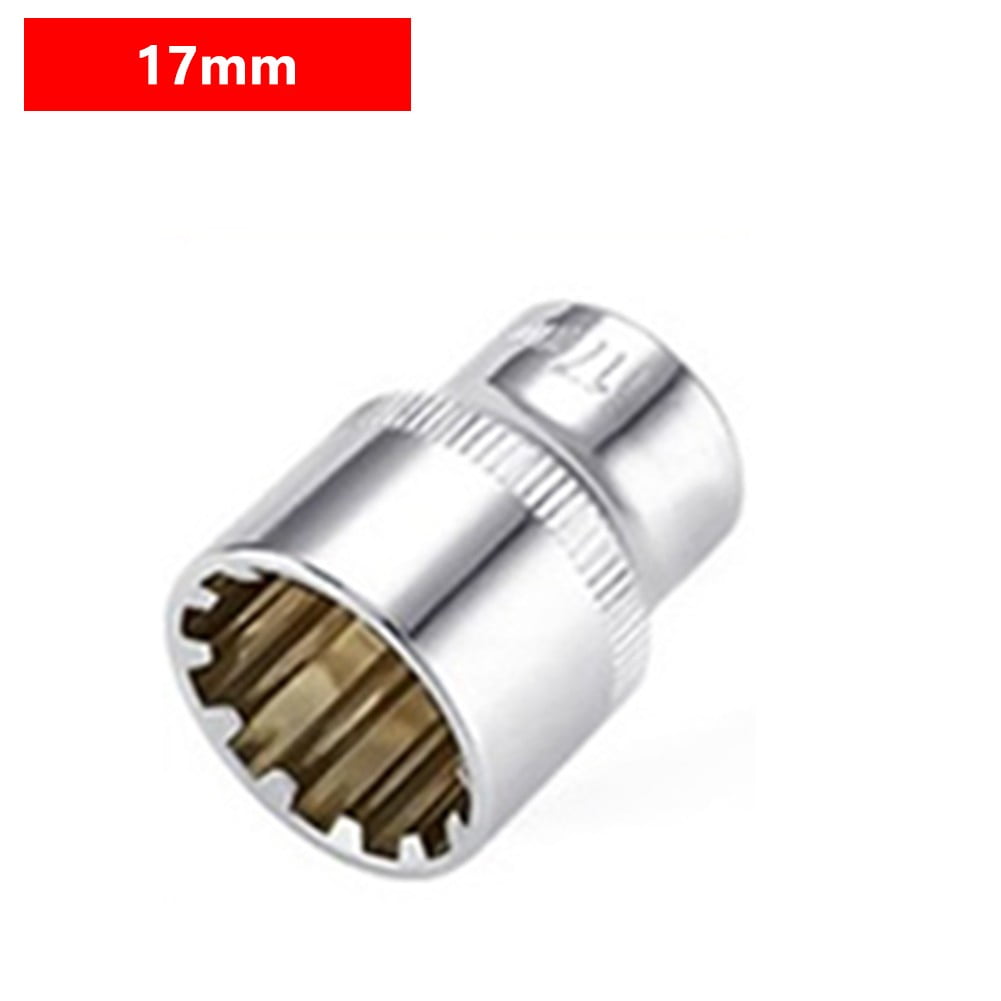 12 Point Mirror Short Socket Head 3/8inch Drive Torx Bit Ratchet Wrench ...