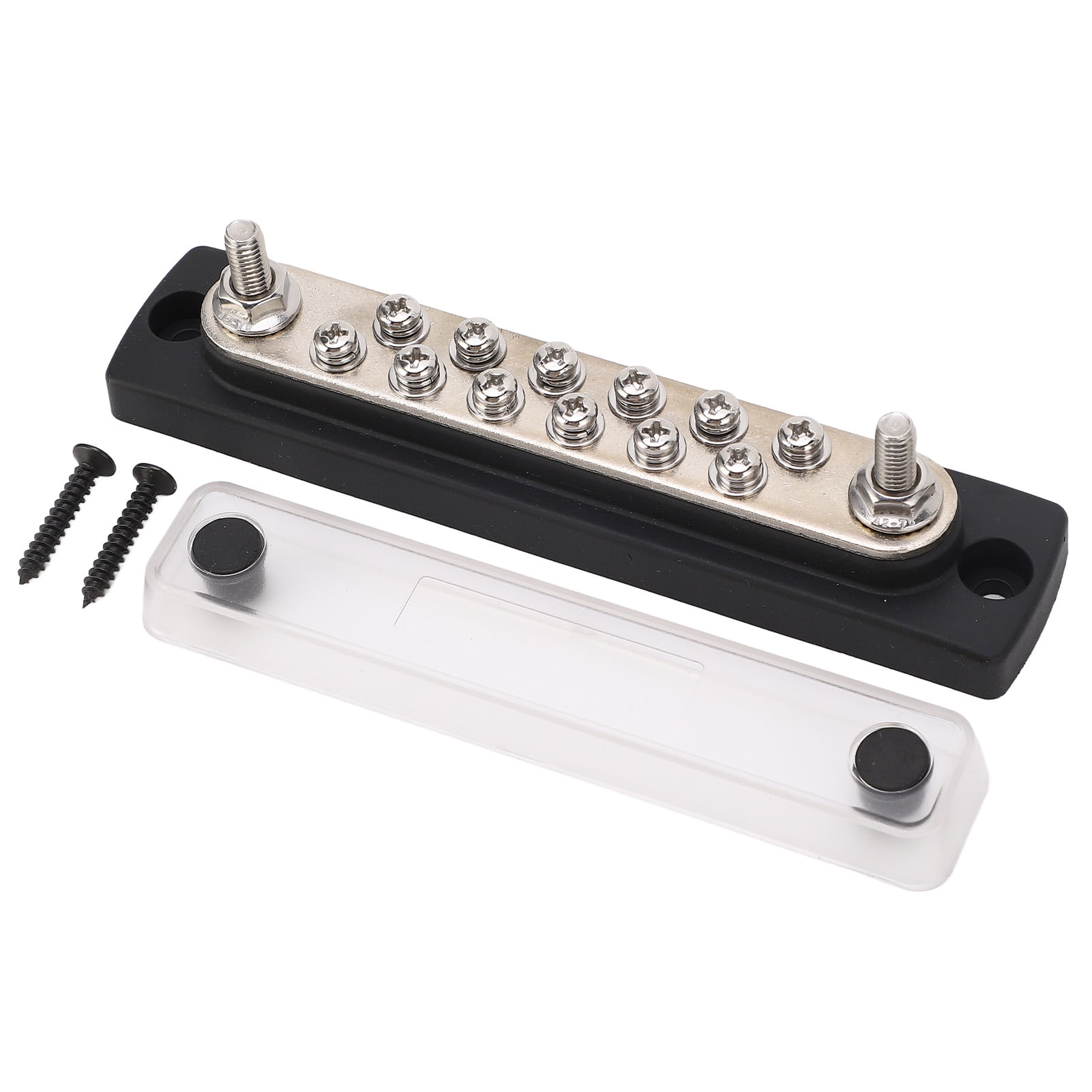 12 Point Power Distribution Block 2 X M6 Terminal Studs Terminal Bus ...