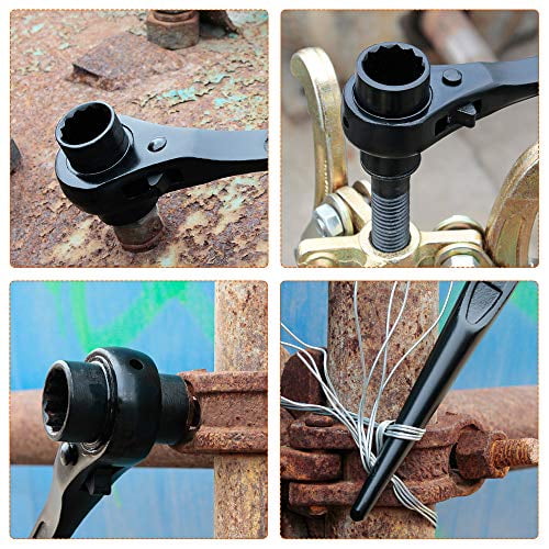 12 Point Ratchet Spanner, 30mm x 32mm Metric Combination Spanner Double ...