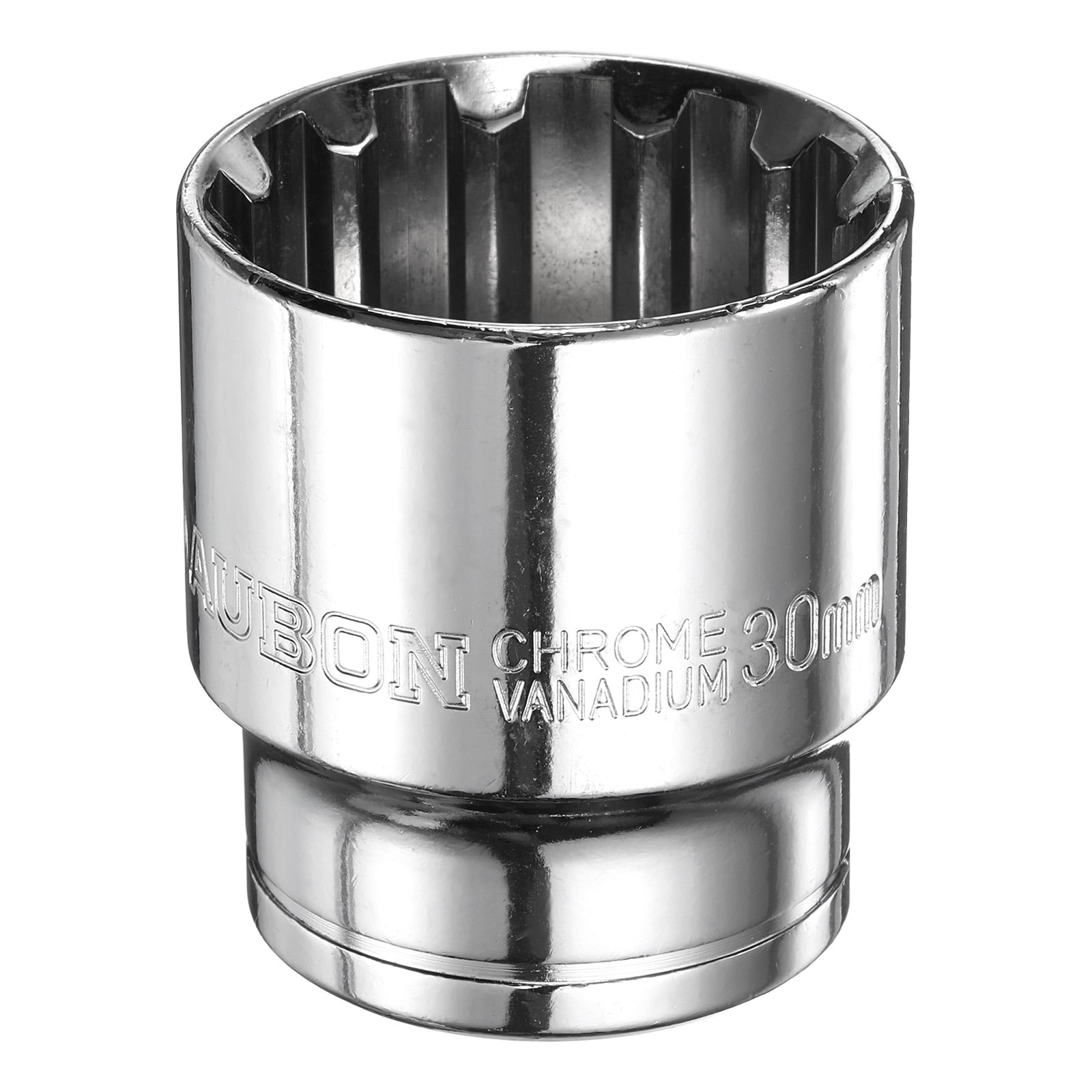 12 Point Socket 1/2" Drive by 30mm Metric CR-V Steel Shallow Sockets ...