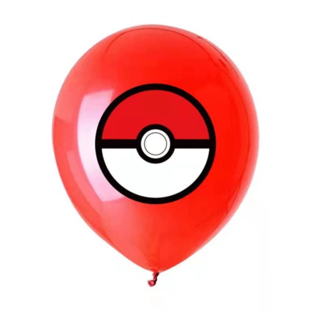 12" Pokemon Theme Pikachu Latex Birthday Party Balloons Pokemon ...