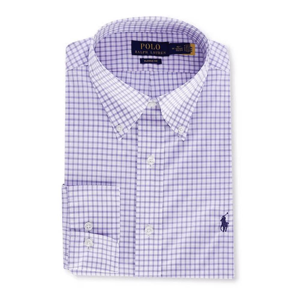 $12 Polo Ralph Lauren Classic-Fit Button-Down Collar Checked Poplin ...