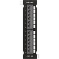 12 Port 10Gbps Cat6A Network Patch Panel with Wall & Bracket Mount for ...
