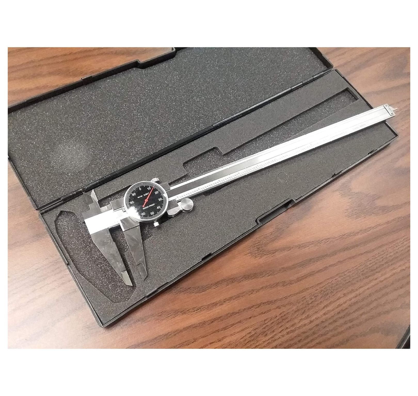 12" Precision Stainless Steel DIAL Caliper Black face #104B-451-new ...