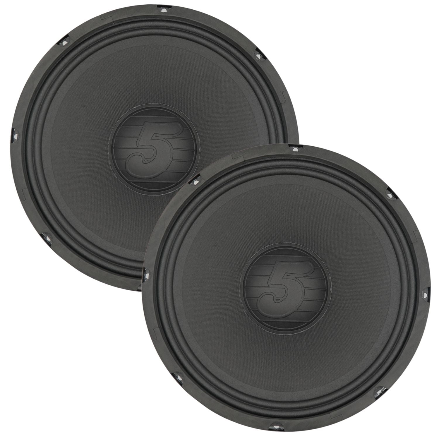12" Pro Audio Speaker Pair (8 Ohm) - 100W RMS, 89.3dB Sensitivity, 30oz ...