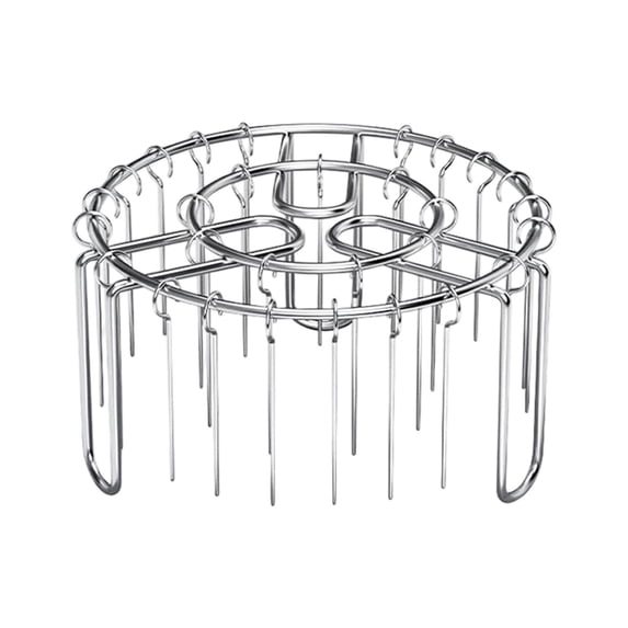 12-Prong Heavy Duty Stainless Steel Air Fryer Grill Rack Vertical ...