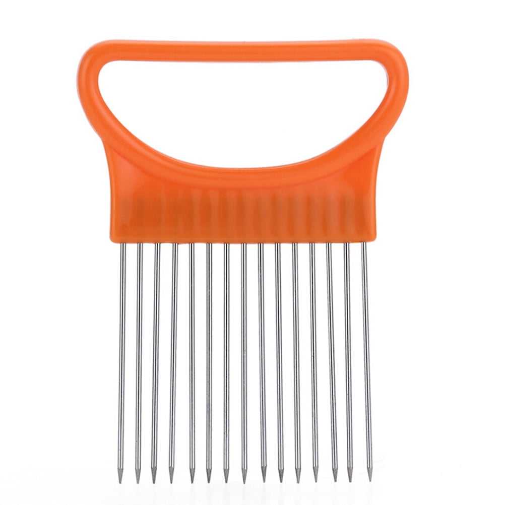 12-Prong Vegetable Peeler and Slicer with Onion Holder for Tomato ...