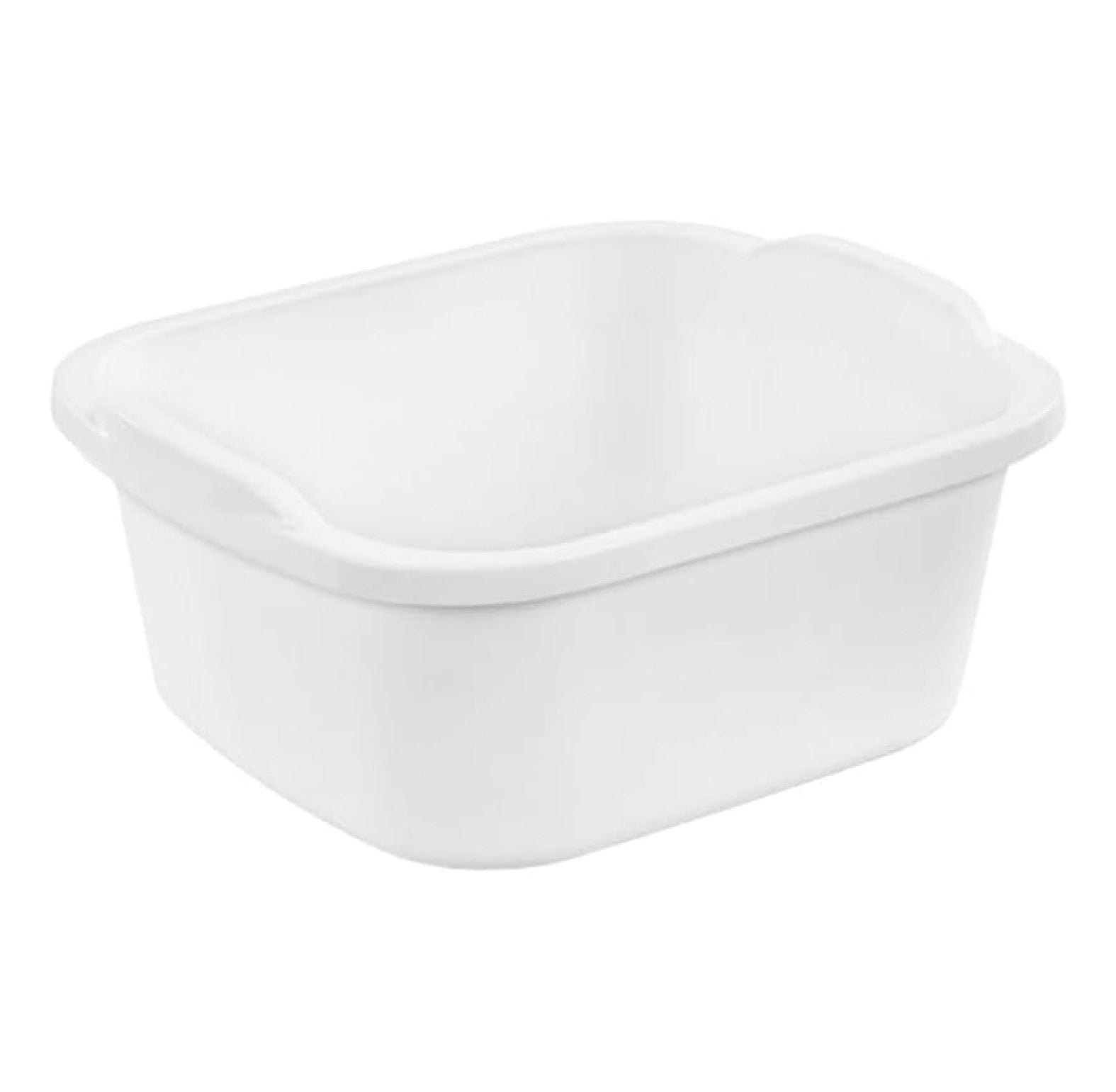 12 Quart Durable Heavy Duty Reinforced Plastic Kitchen Dishpan Basin ...