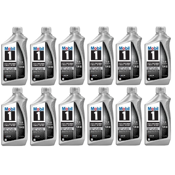 Mobil 1 15W-50 Oil in Mobil 1 Oil - Walmart.com