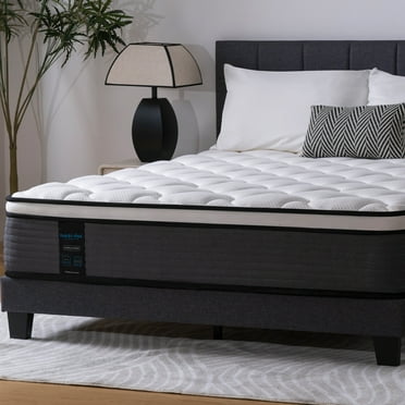12'' Full Size Mattress, QUEEN ROSE Hybrid Firm Mattress in a Box with ...
