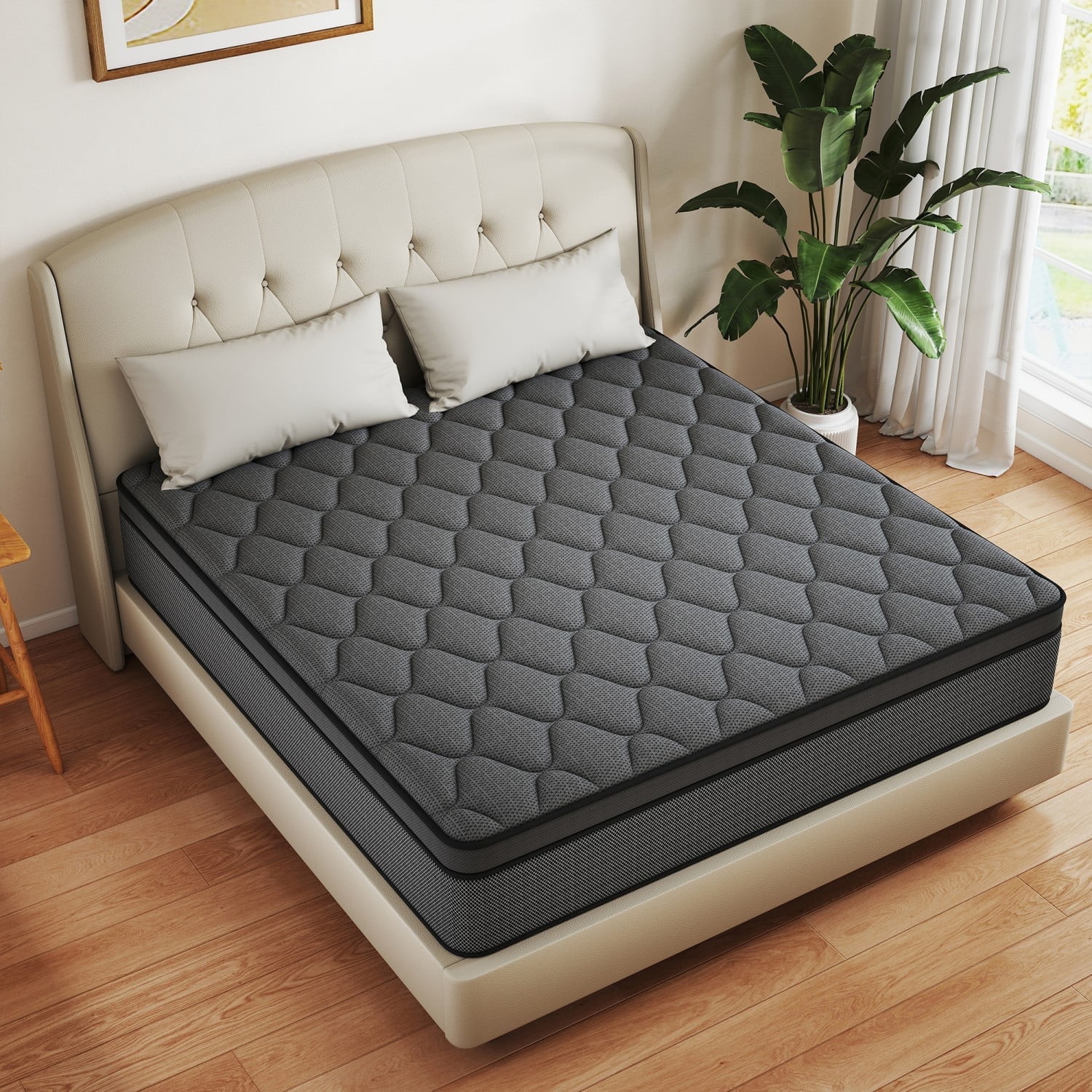MEANDAROL 12" Queen Hybrid Mattress: Adult Exclusive,Medium ...