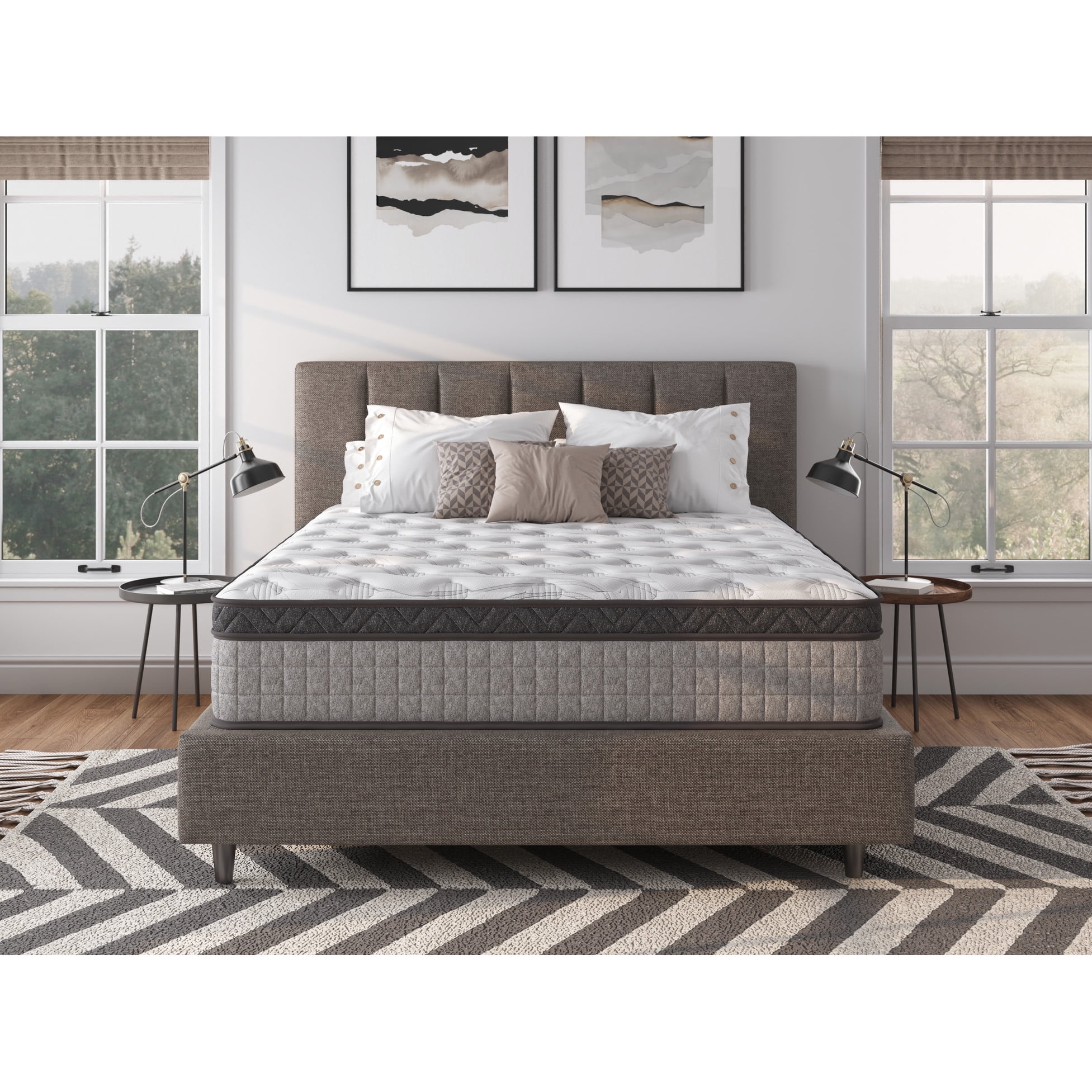 12" Queen Mattress With Relief Feature - Gel Memory Foam For A Better ...