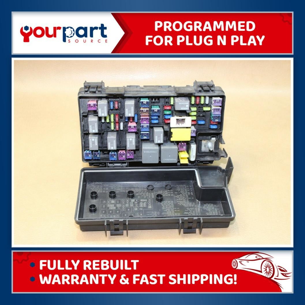 12 RAM 1500 TIPM FUSE AND RELAY CENTER BCM POWER MODULE 68089323 ...
