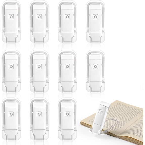 12 Reading Light, Book Light for Reading in Bed,Clip- Book Lights with ...