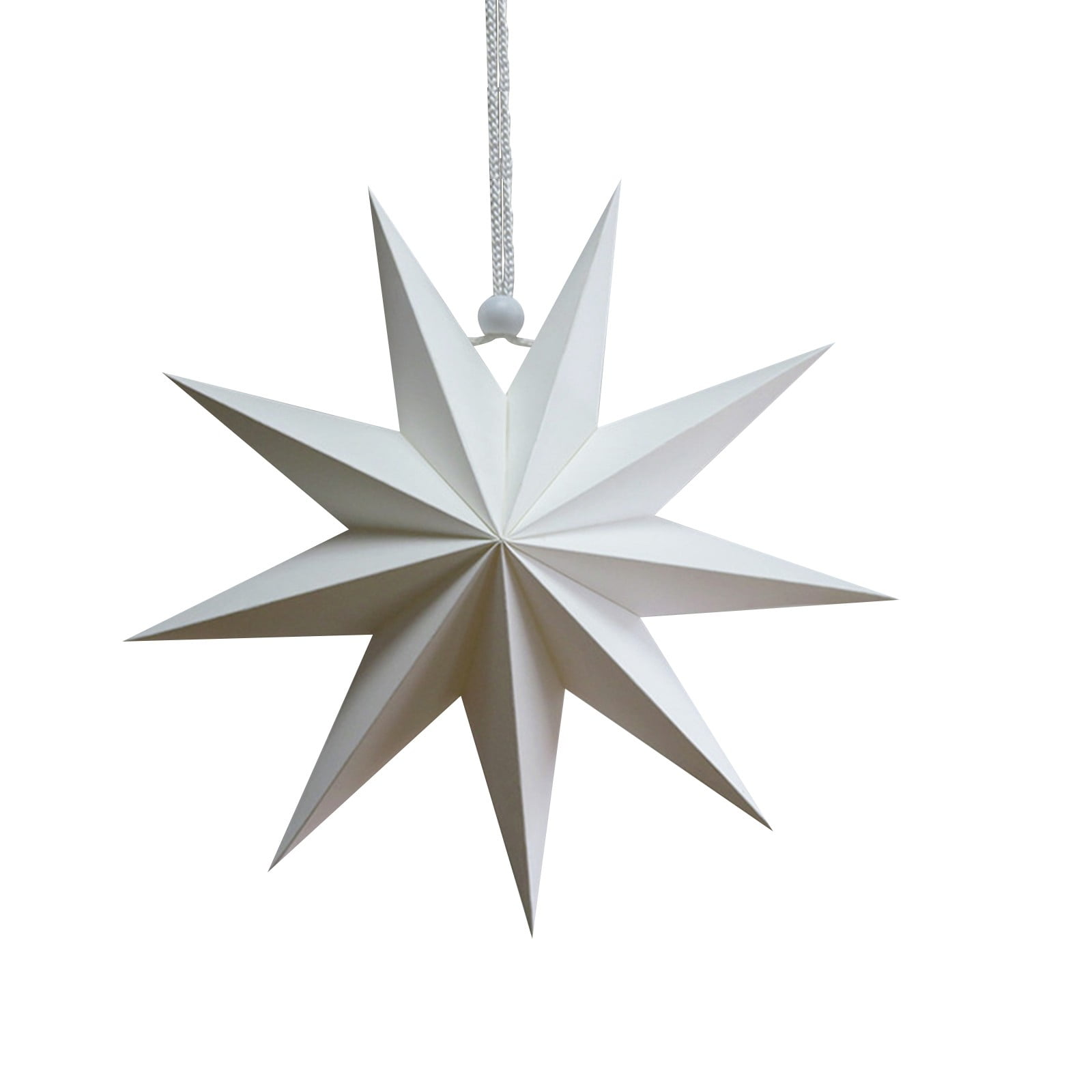 12" Red Moravian Weatherproof Star Lantern Lamp,9-Pointed Paper Star ...